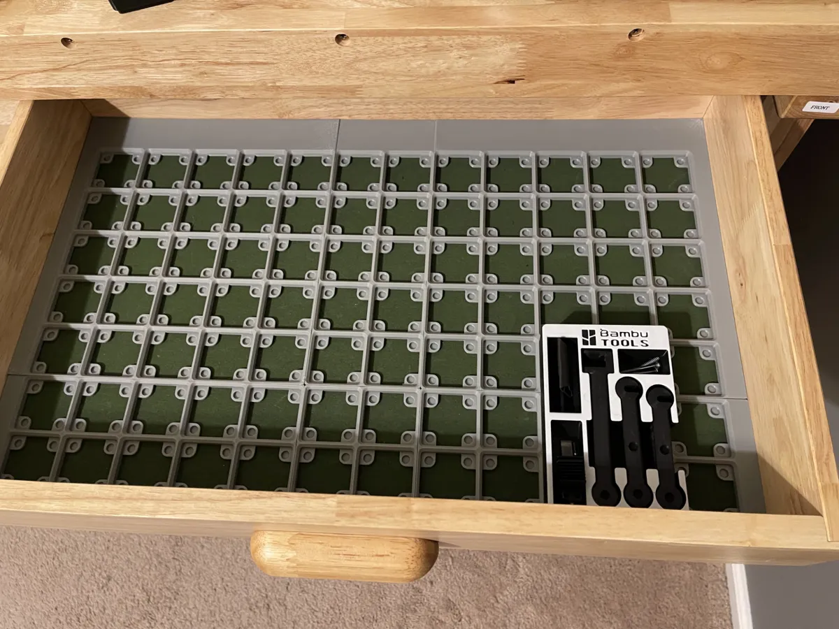 Harbor Freight Yukon 60in Workbench Gridfinity ins - Free 3D Print ...