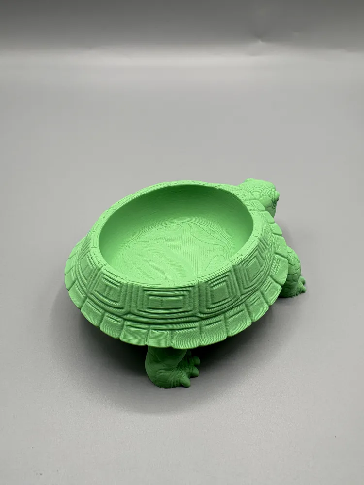 Turtle Desk Companion Bowl Organizer - Free 3D Print Model - MakerWorld