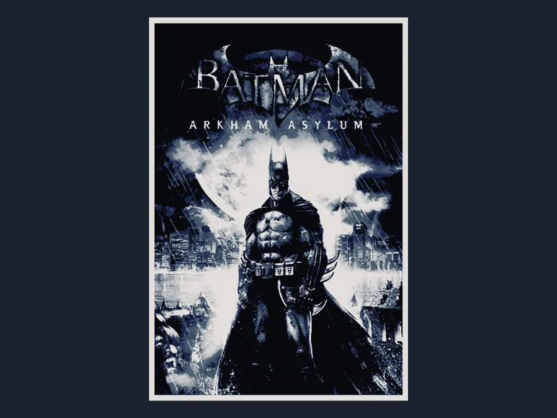 Batman: Arkham Asylum (Game Poster - HueForge) by HugheCraft MakerWorld ...