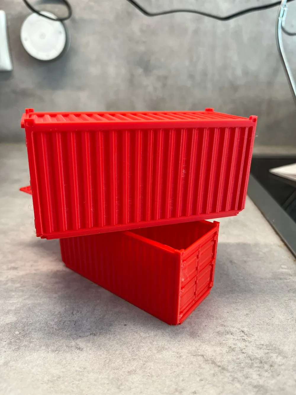 Shipping Container Bricks CyberBrick Scalable by 3DPrintCreator ...