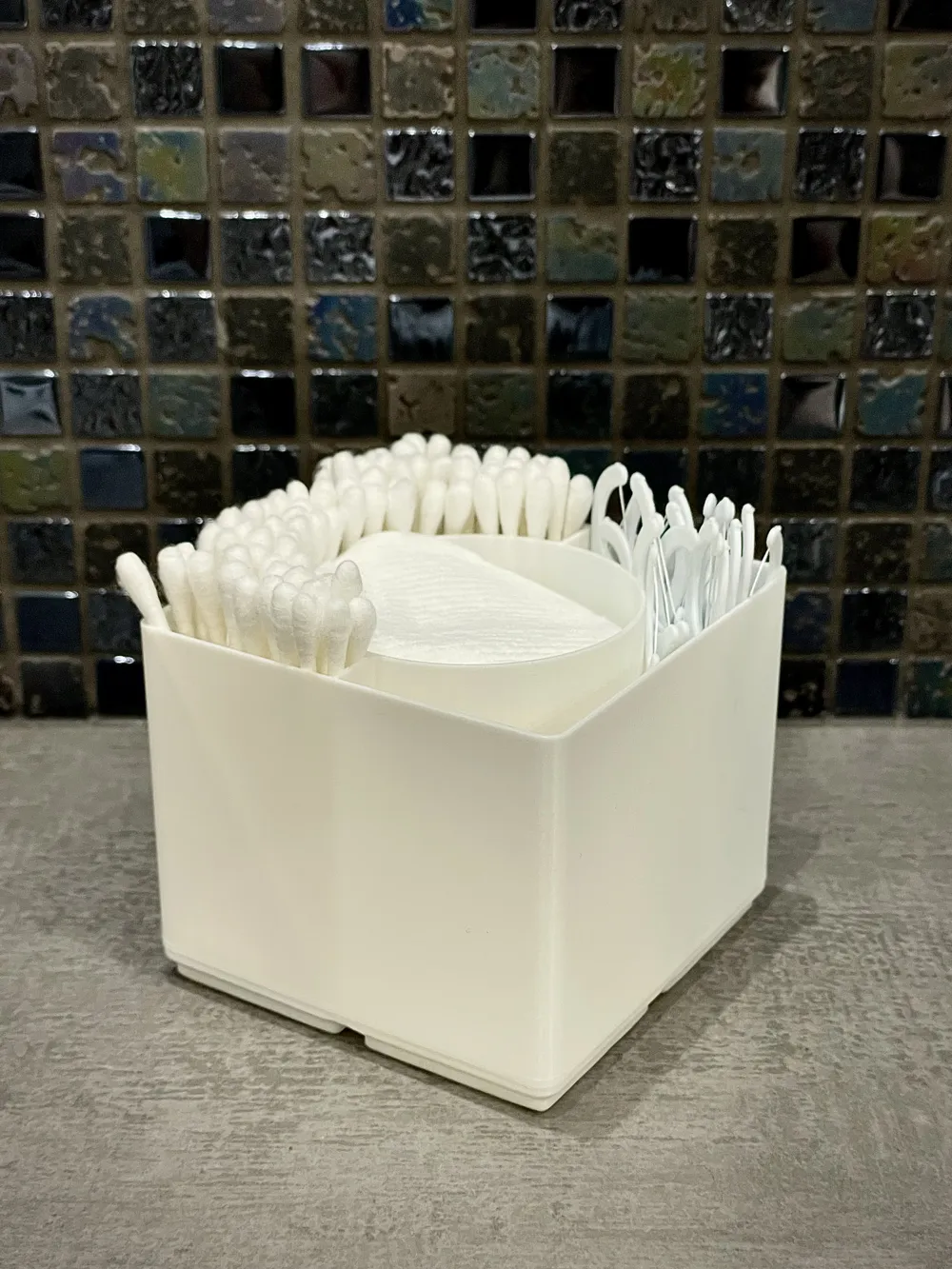 Gridfinity cotton pads & swabs cabinet organizer - Free 3D Print Model ...
