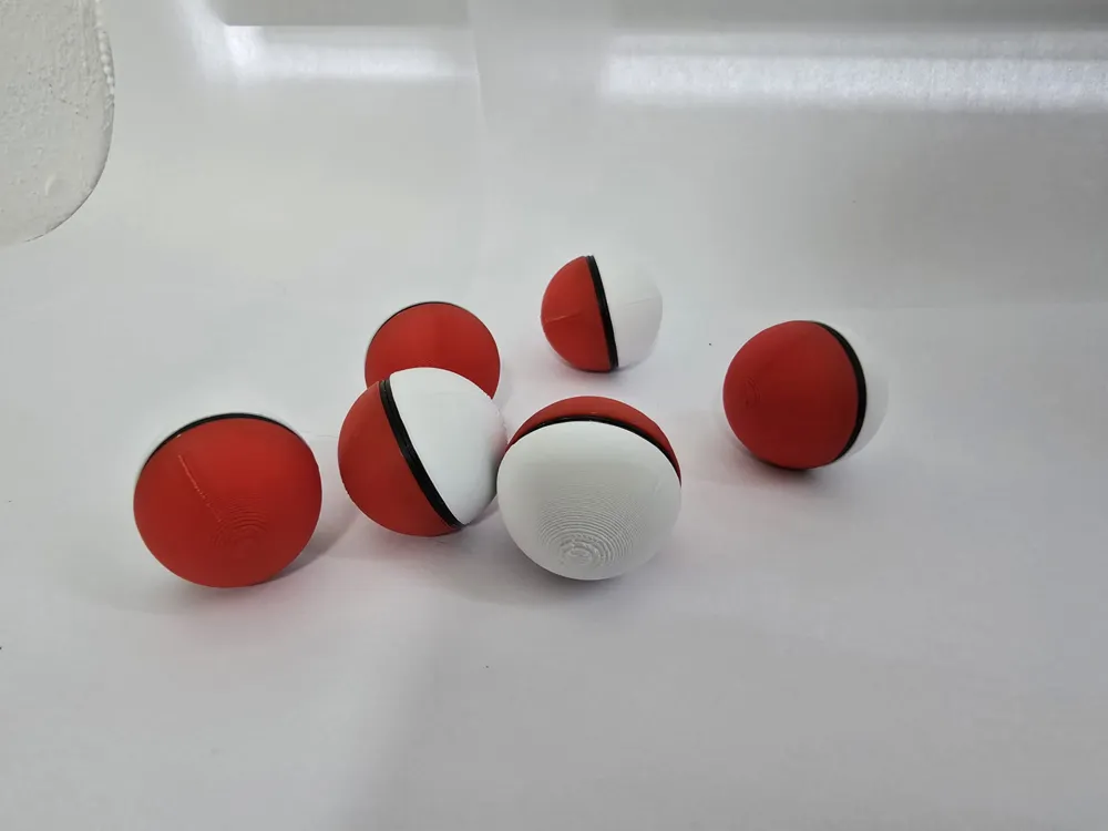 Pokeball Mini/keychain by 3DBURI - MakerWorld