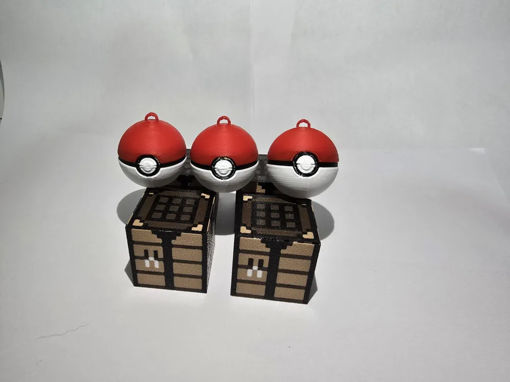 Pokeball Mini/keychain by 3DBURI - MakerWorld