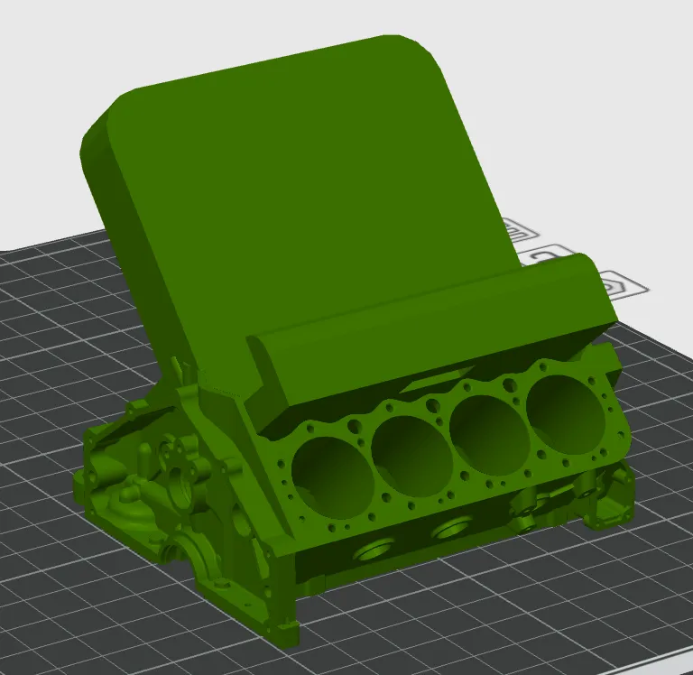 V8 Engine Phone Stand Remixed by Taylor MakerWorld: Download Free 3D Models