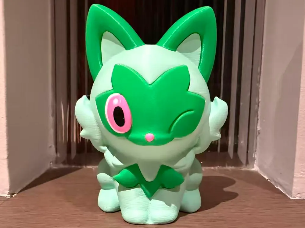 Sprigatito multi-color multi-part print (no AMS needed) - Free 3D Print ...