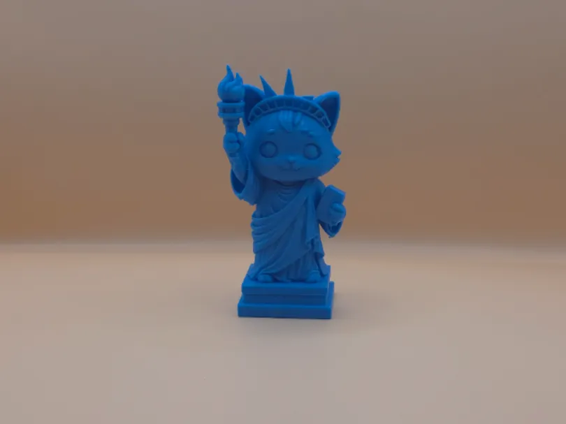 Statue of Liberty Cat - Free 3D Print Model - MakerWorld