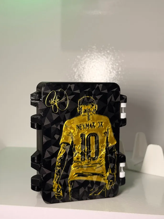 Neymar World Cup Sticker Box - Free 3D Print Model - MakerWorld