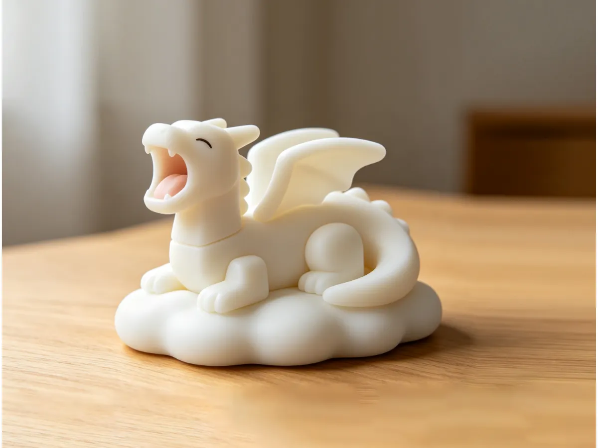 Dinosaur Lying on a Cloud - Free 3D Print Model - MakerWorld