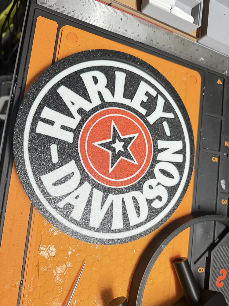 Harley Davidson double-sided pub sign by zerocool MakerWorld: Download ...
