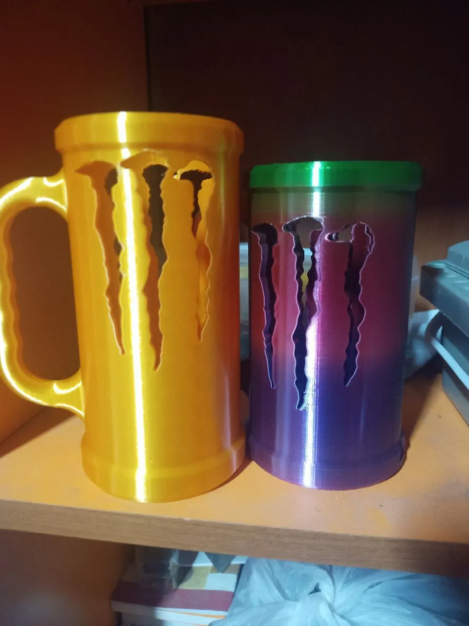 Monster Energy Can Holder 500ml v2 (NO SUPPORTS) - Free 3D Print Model ...