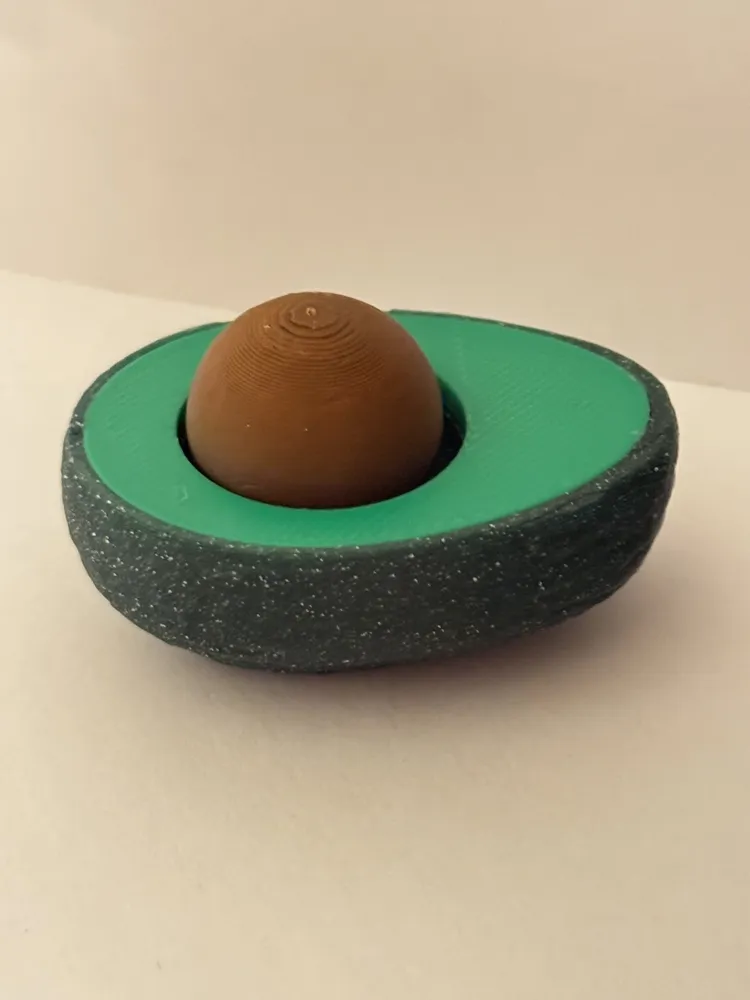 Avocado fidget clicker - Free 3D Print Model - MakerWorld