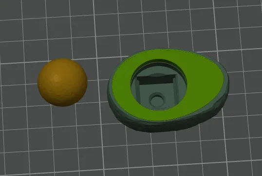 Avocado fidget clicker - Free 3D Print Model - MakerWorld