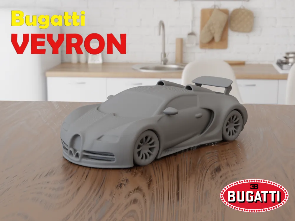 Bugatti Veyron by Pro Models MakerWorld: Download Free 3D Models