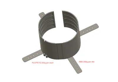 Polymaker Cardboard Spool Adapter For Bambu AMS v3 by JesseZhang ...