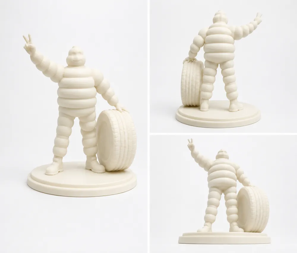 Michelin Man - Your Cheerful Desk Buddy! - Free 3D Print Model - MakerWorld
