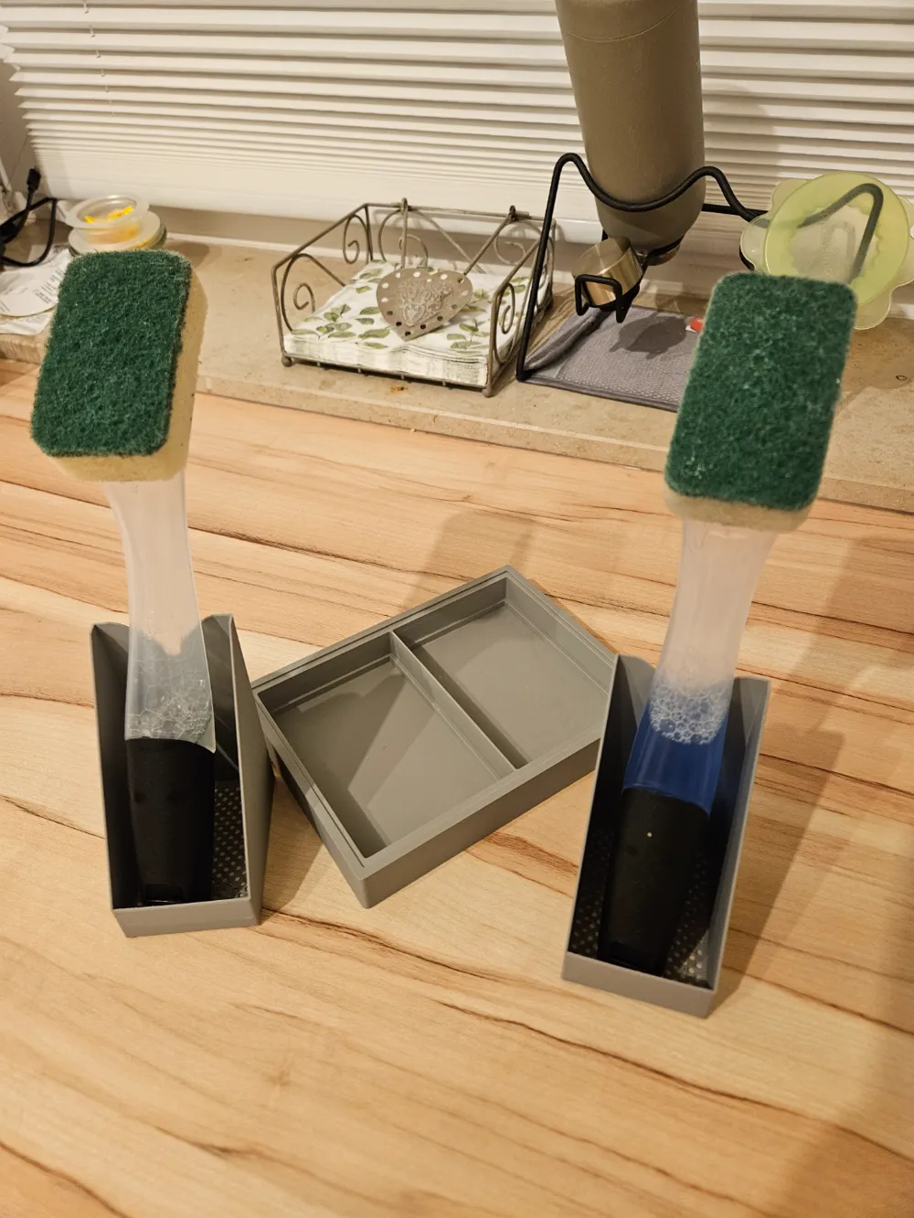 Holder for dishwashing sponges-sink drainer sponge by 3D-Druck Nienburg ...