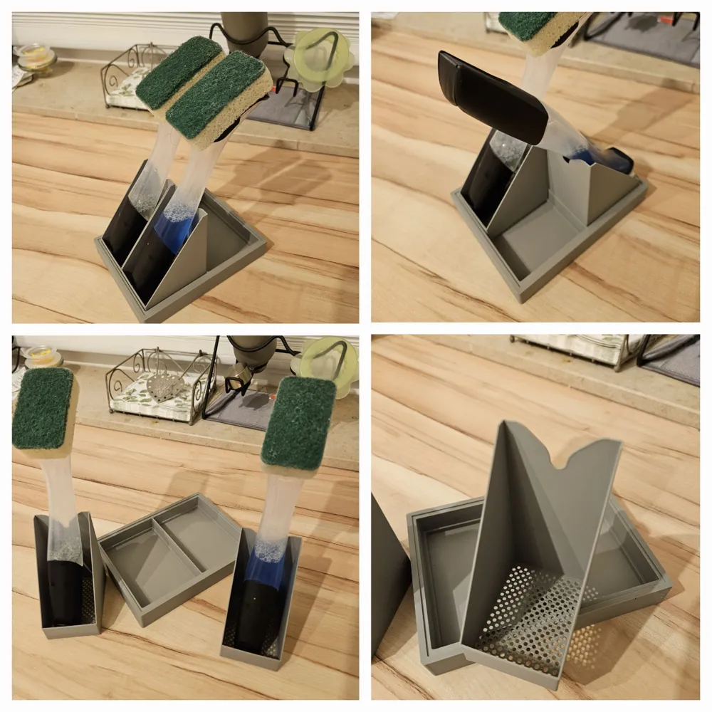 Holder for dishwashing sponges-sink drainer sponge by 3D-Druck Nienburg ...