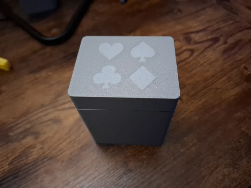 Playing Card Box For 3D Printed Cards - Free 3D Print Model - MakerWorld