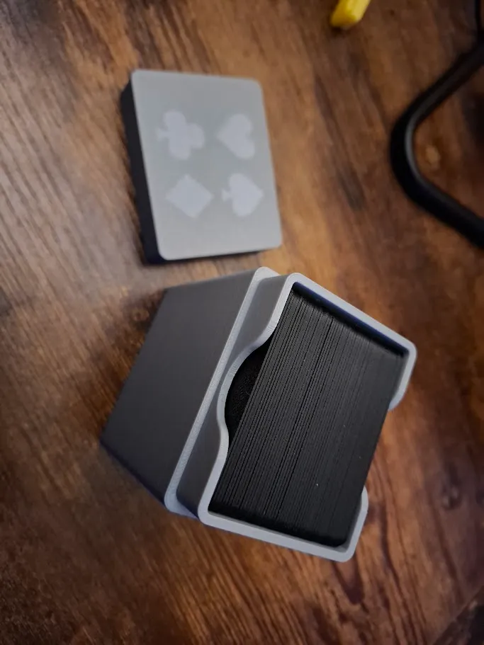 Playing Card Box For 3D Printed Cards - Free 3D Print Model - MakerWorld