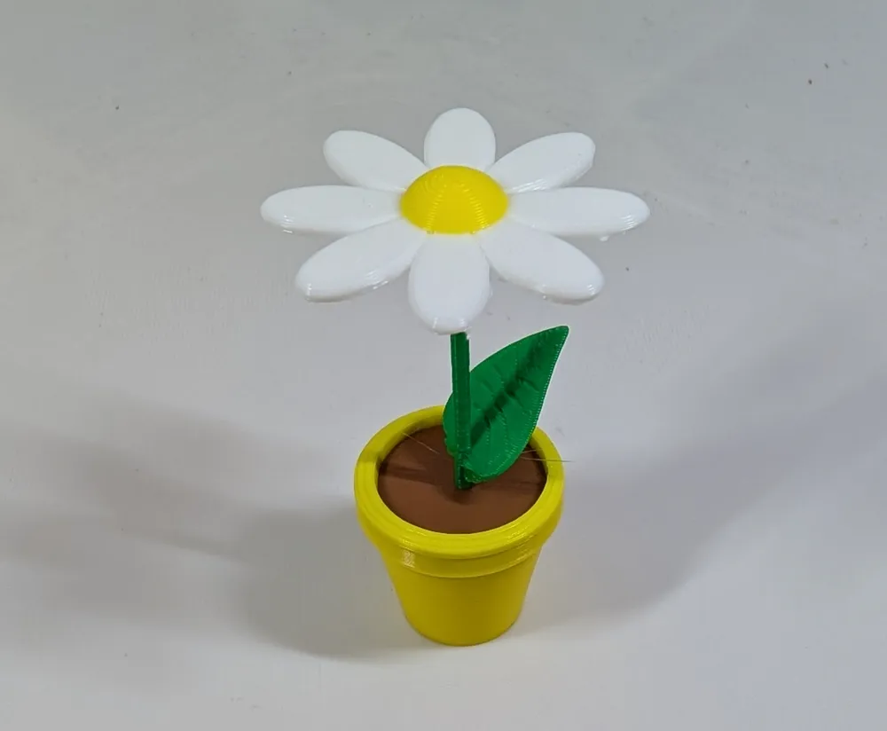 Cute Little Desk Flower (Daisy) by sidbarret007 - MakerWorld
