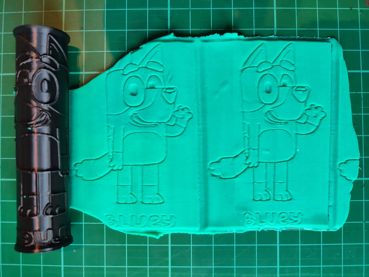 Bluey Play-Doh Roller - Free 3D Print Model - MakerWorld