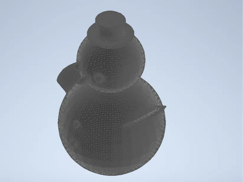 Low Poly SnowMan by 3D Print Concepts - MakerWorld