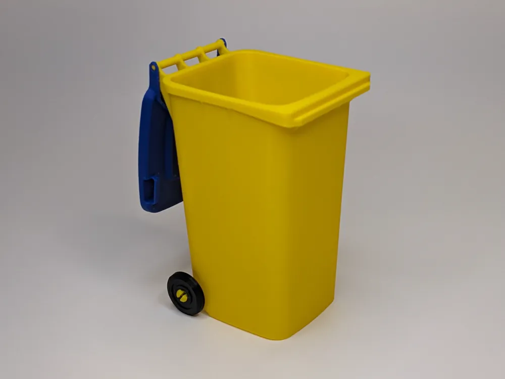 Micro desk bin - 1/10th scale 240 litre bin - Free 3D Print Model ...
