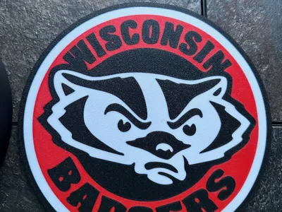Wisconsin Badgers - Bucky Badger Light Box by DBDesignzMakerWorld ...