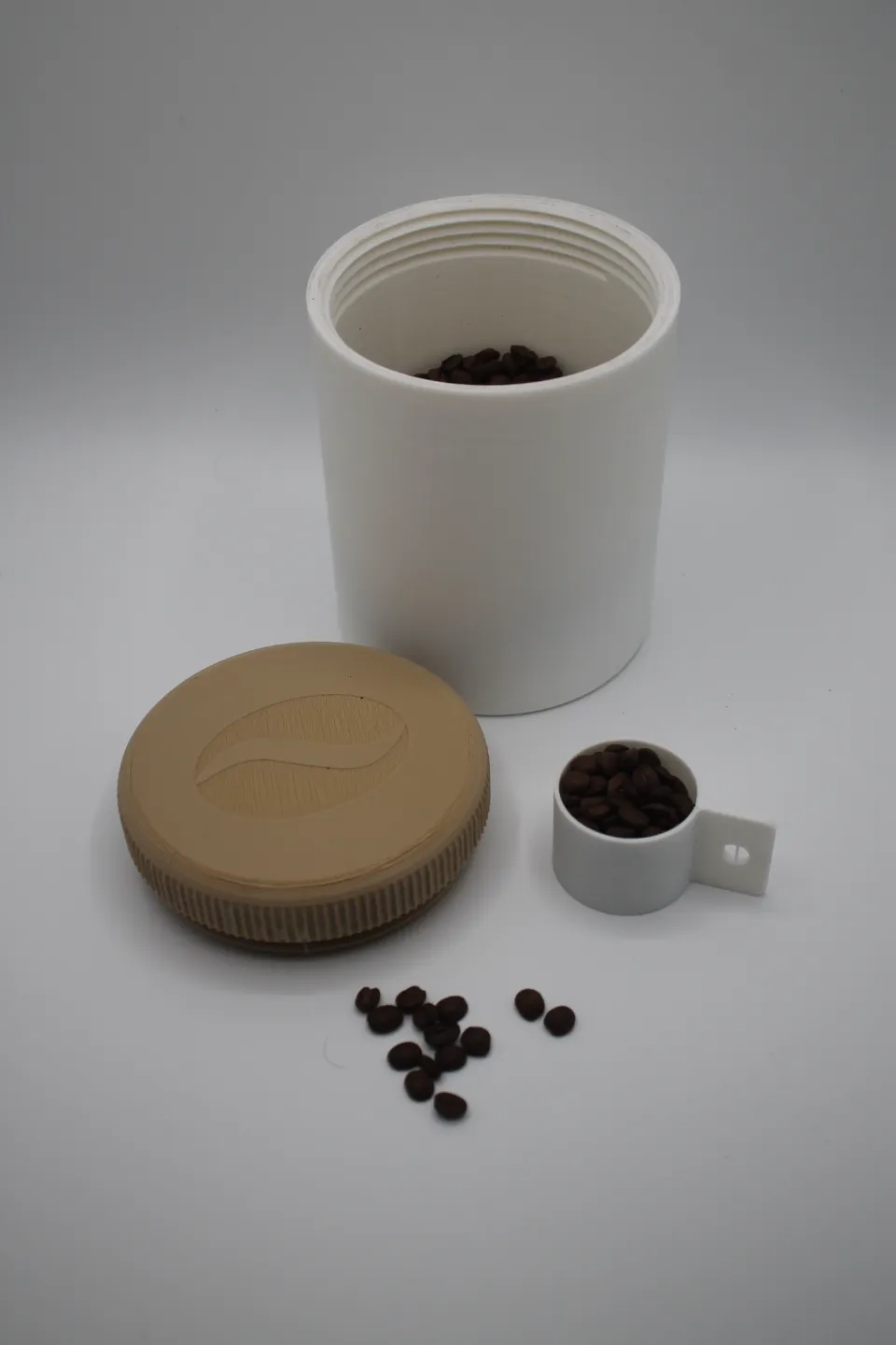 Simple & stylish Coffee Container - Free 3D Print Model - MakerWorld