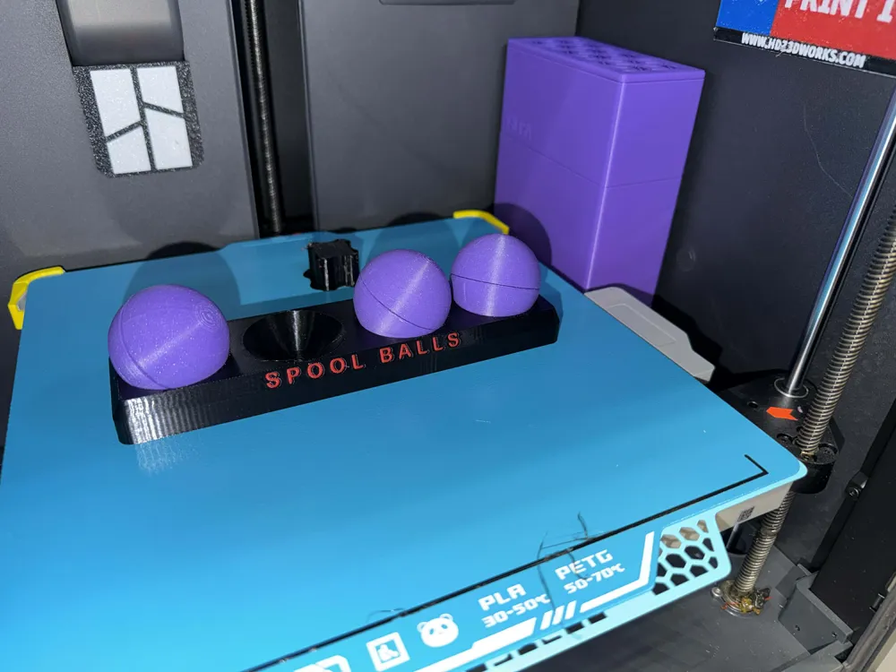 Spool Balls Holder - Free 3D Print Model - MakerWorld
