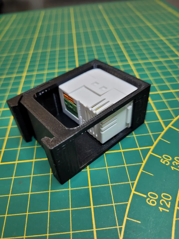 DIN Rail Mount for Flush-Mounted USB Power Module - Free 3D Print Model ...