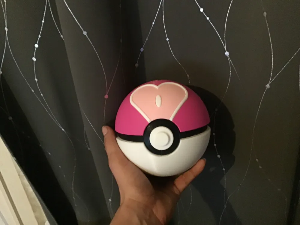 Love Ball Pokemon Pokeball Money Bank by Lord_Cobbelpot - MakerWorld