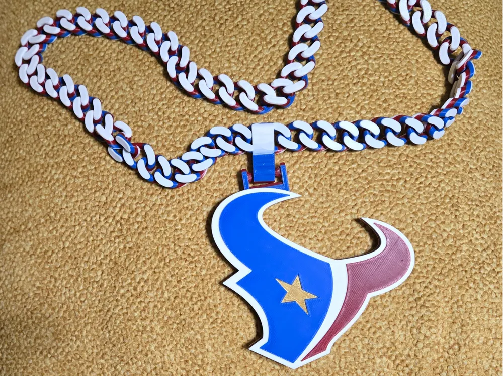 Houston Texans Chain - Free 3D Print Model - MakerWorld