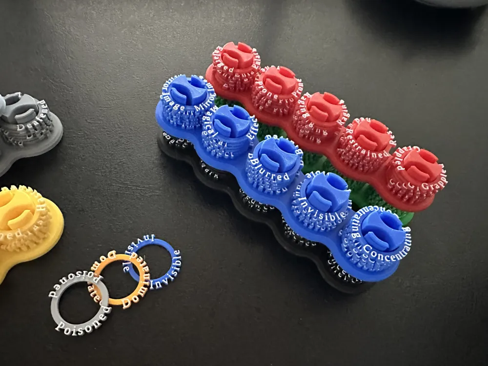 DnD Status Rings by Sirex MakerWorld: Download Free 3D Models
