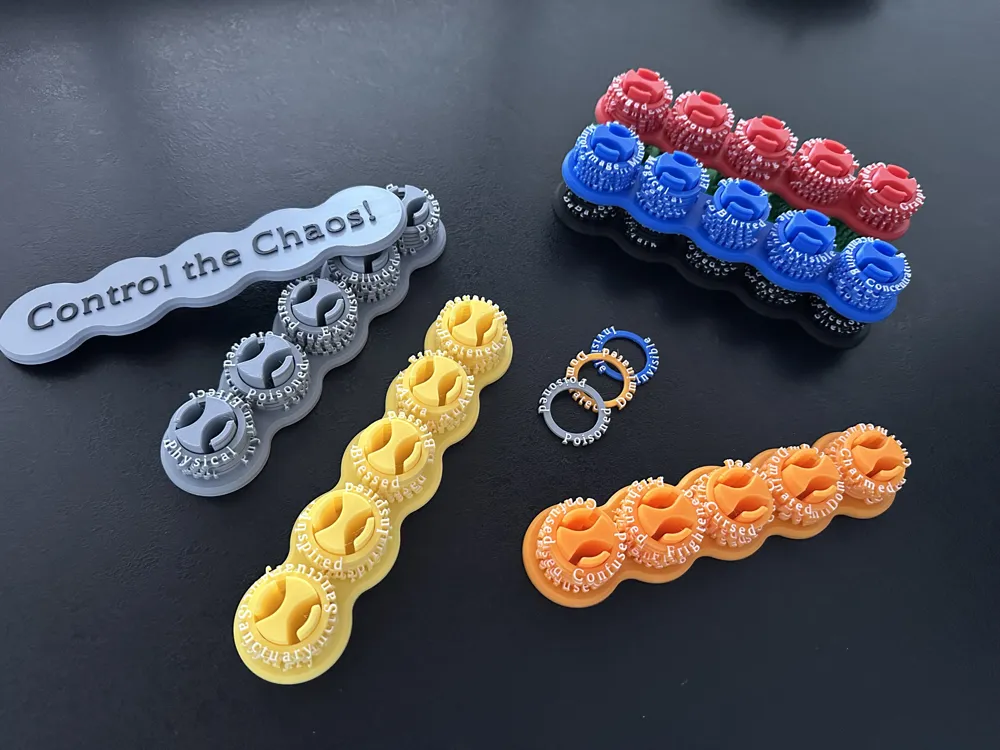 DnD Status Rings - Free 3D Print Model - MakerWorld