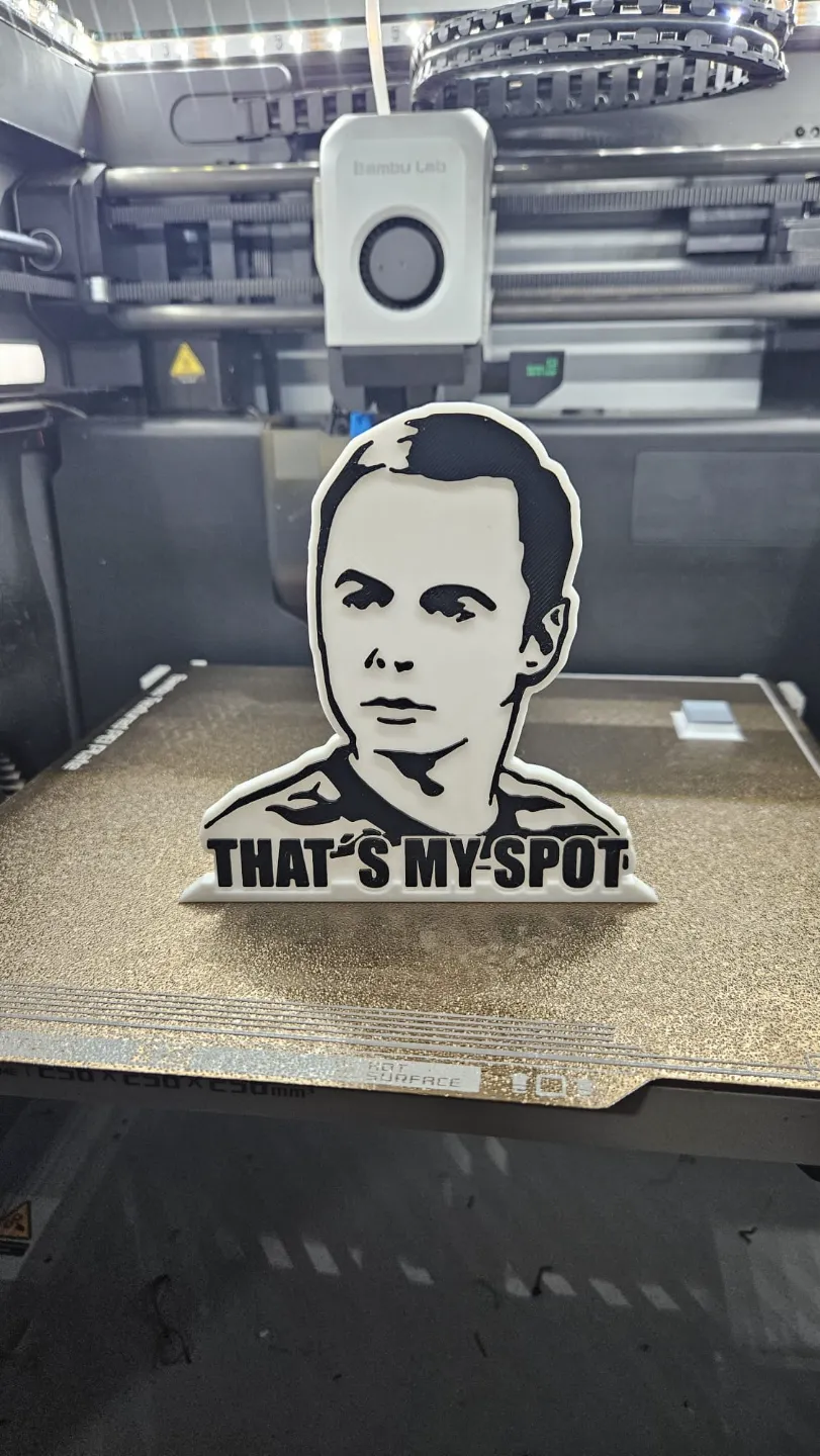 Sheldon Cooper Table Stand by 5kyrunn3r - MakerWorld