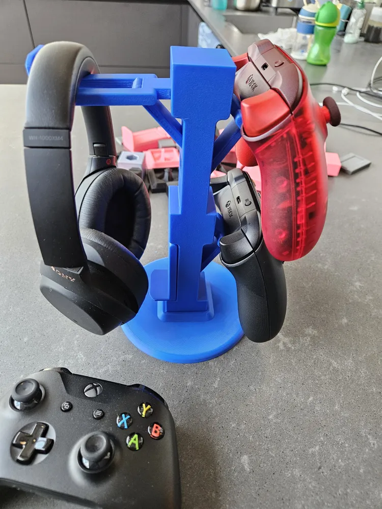 Universal Controller & Headset Tower Stand - Free 3D Print Model ...