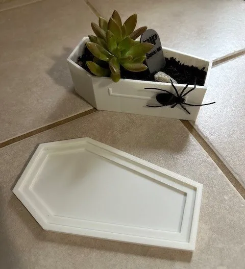 Halloween Coffin Planter by R&N Kustoms - MakerWorld