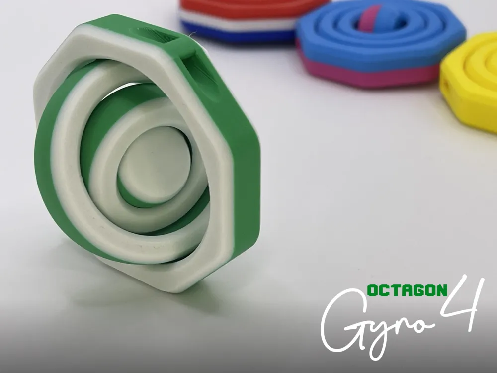 Gyro3 Hexagon Hybrid Shape Fidget Toy Spinner by MalcTheOracle MakerWorld: Download Free 3D Models