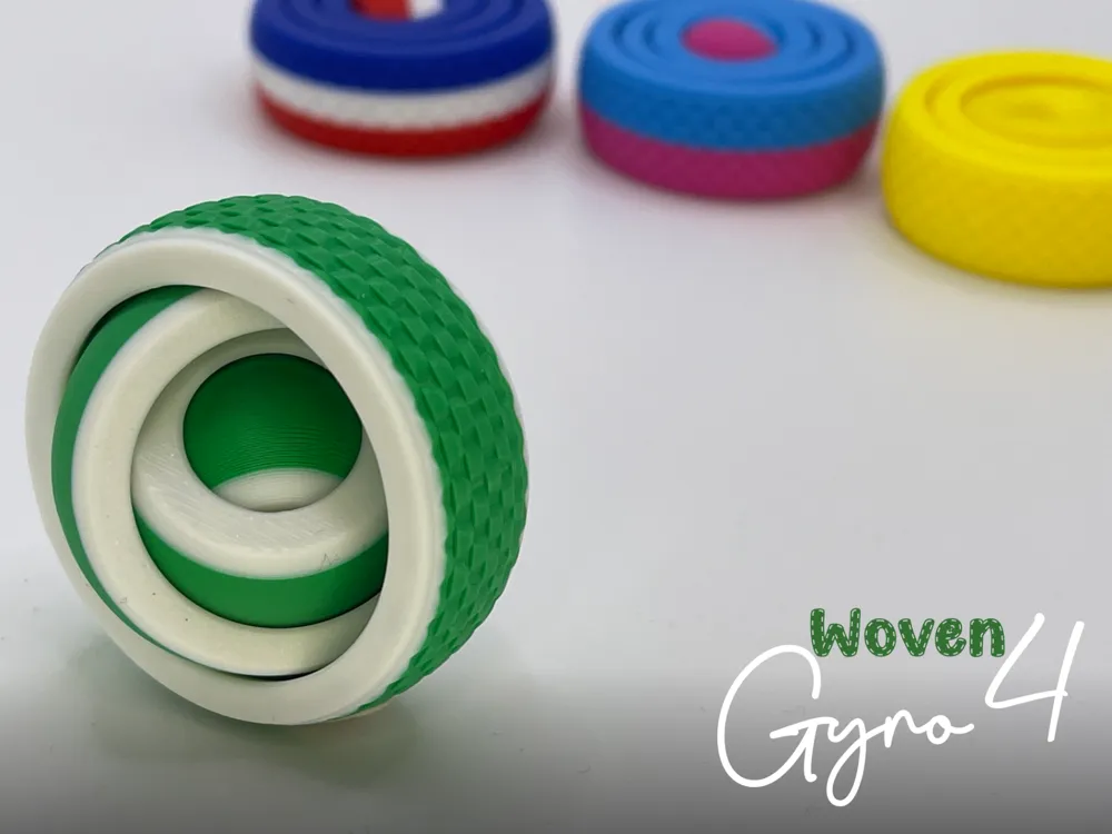 Gyro3 Hexagon Hybrid Shape Fidget Toy Spinner by MalcTheOracle - MakerWorld