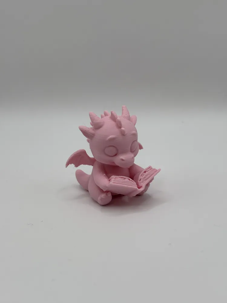 Dragon reading - Free 3D Print Model - MakerWorld