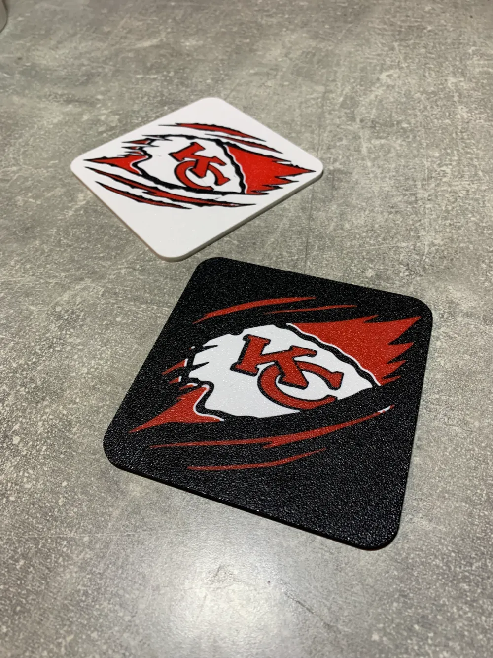 KANSAS CITY CHIEFS - COASTERS by VM3D - MakerWorld
