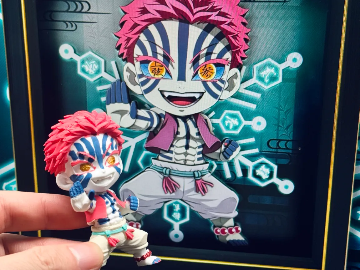 Akaza Chibi - Kimetsu no Yaiba - Modelo de impresión 3D gratuito ...