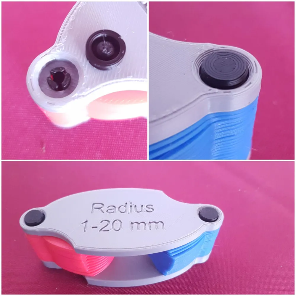 Radius Gauge Tool - Mounting Pins by speeedydan MakerWorld: Download ...