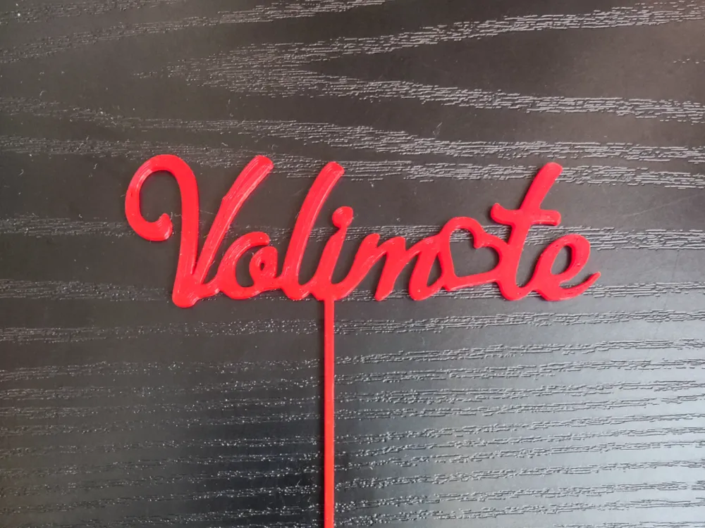 Volim te - cake/flower topper by Andrej - MakerWorld