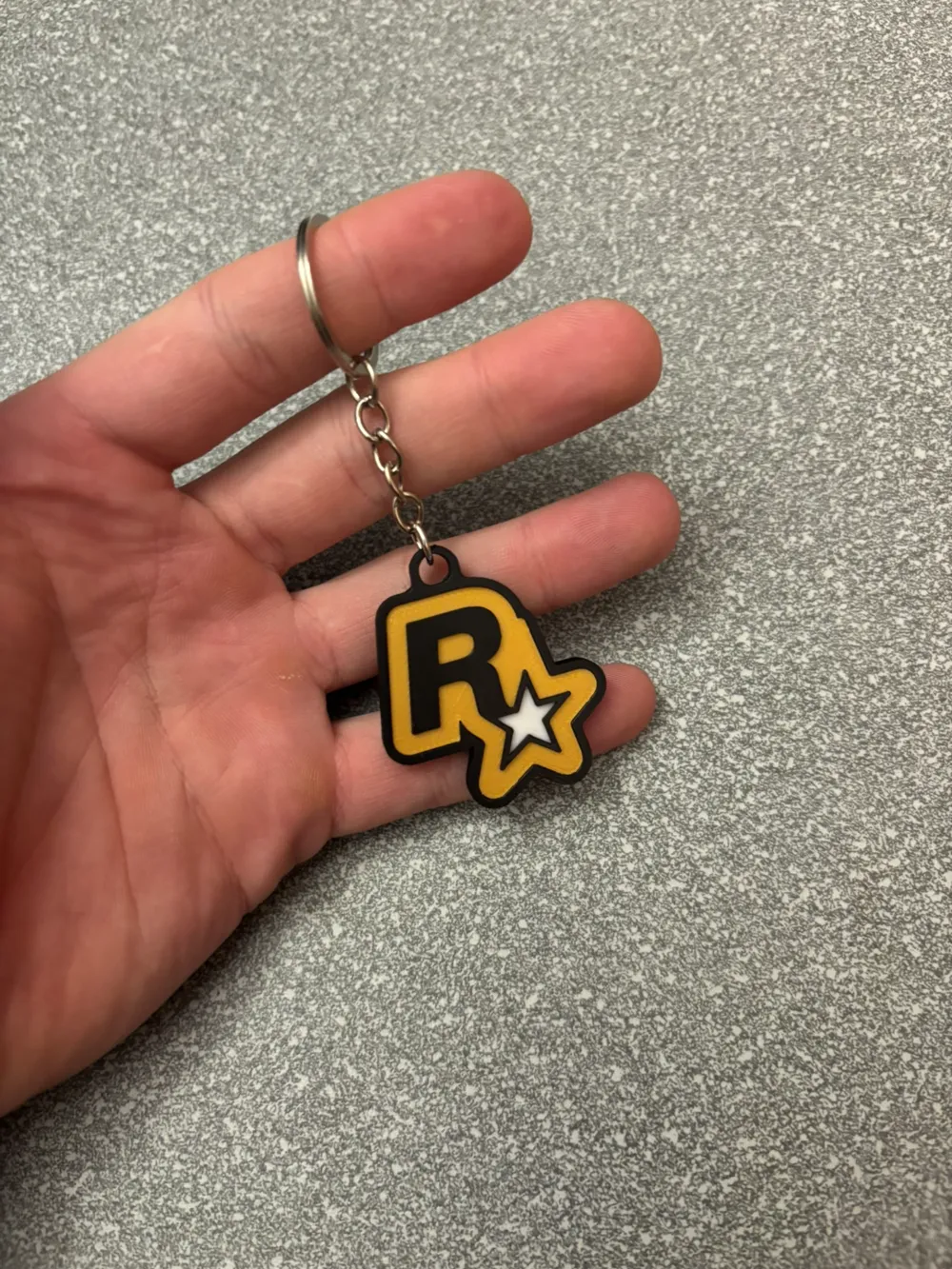 Rockstar Games Keychain by MORTI$ MakerWorld: Download Free 3D Models