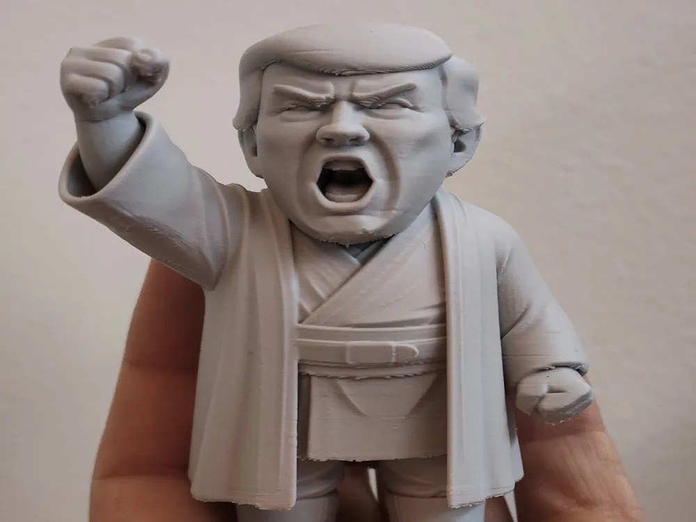 Angry Jedi Trump by hubbot MakerWorld: Download Free 3D Models