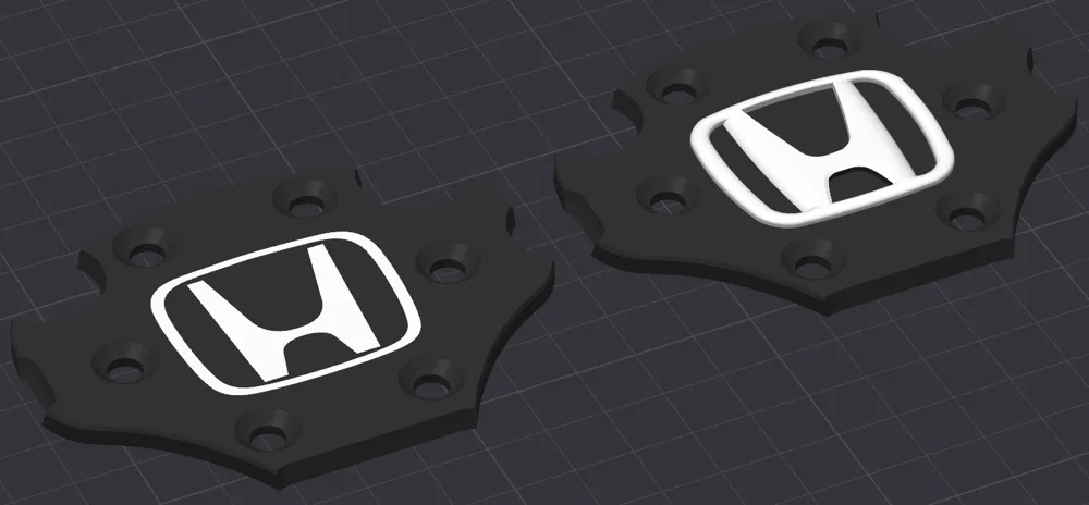 Moza ES Wheel Car logo plates by Kira_Yumi MakerWorld: Download Free 3D ...