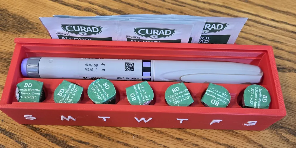 insulin pen box - Free 3D Print Model - MakerWorld