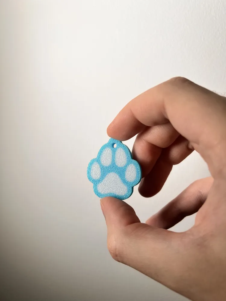 Paw-Shaped NFC Pet – Durable 3D Printed Dog Tag by Lukasz MakerWorld ...